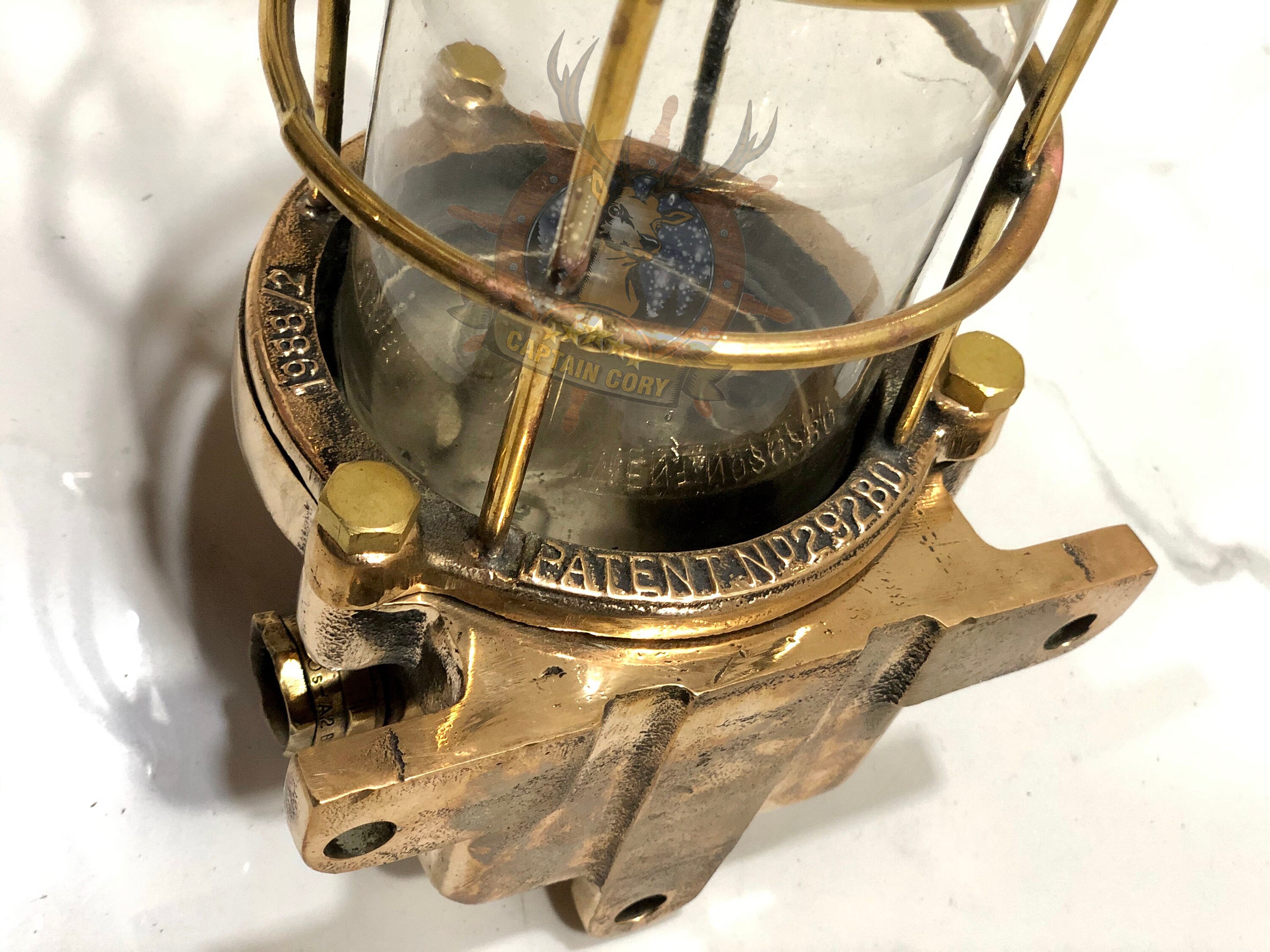 Reclaimed Original Old Brass Ship Antique Passage Sconce Wall - Etsy
