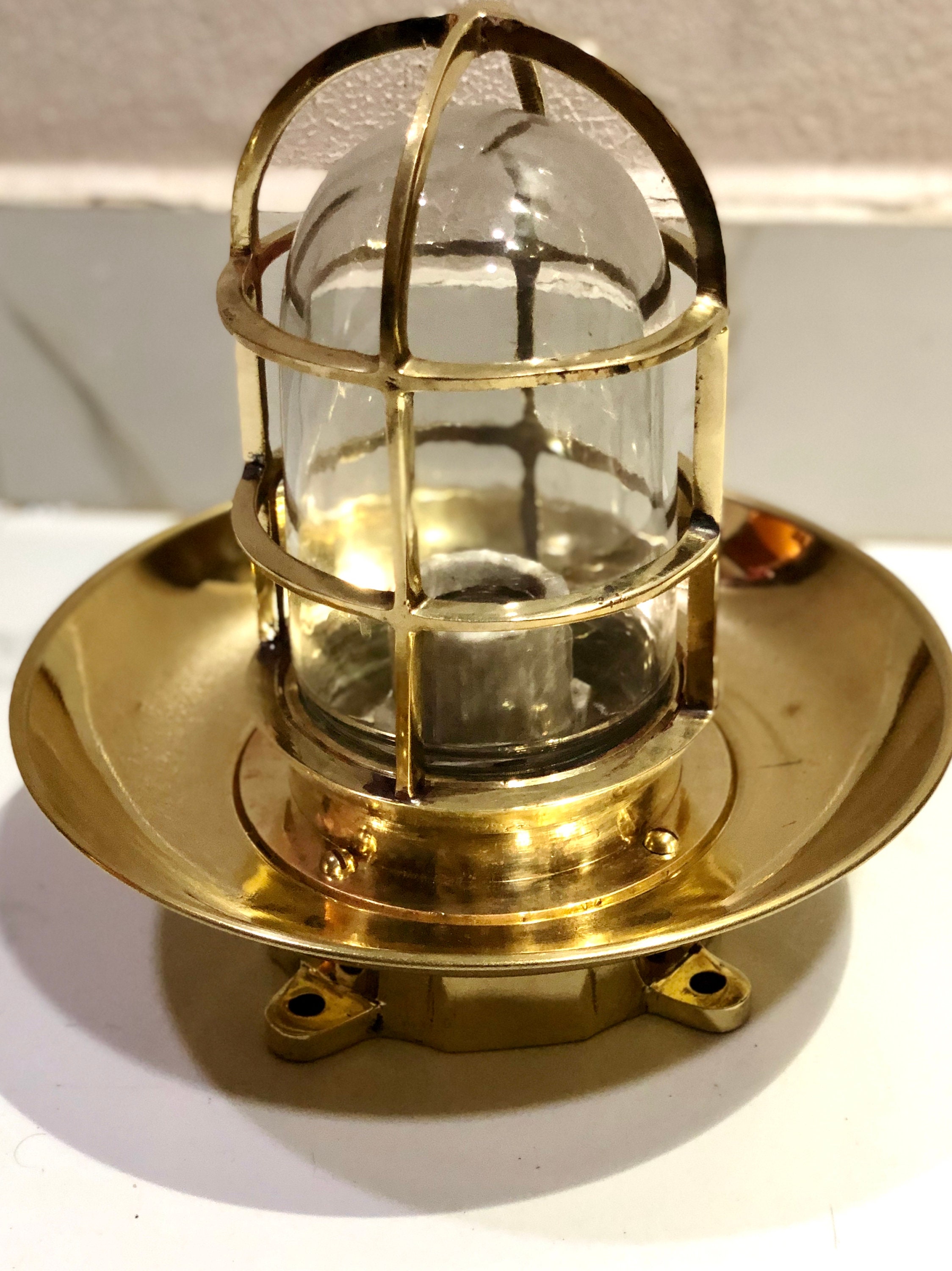 New Marine Ship Passageway Bulkhead Lamp/light With Shade Cap - Etsy