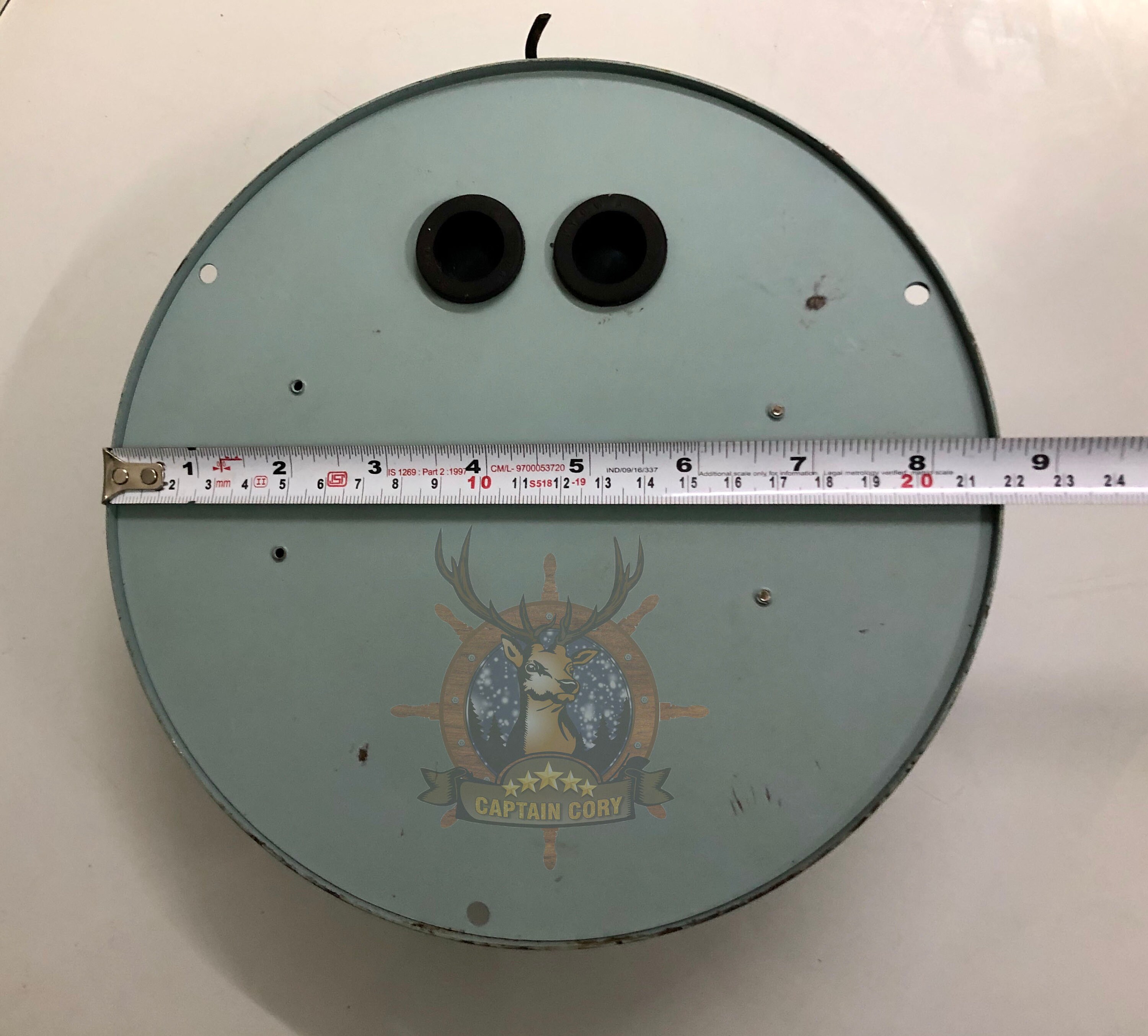 Original Old Antique Nautical Marine Ship Greenish Blue Citizen Wall ...