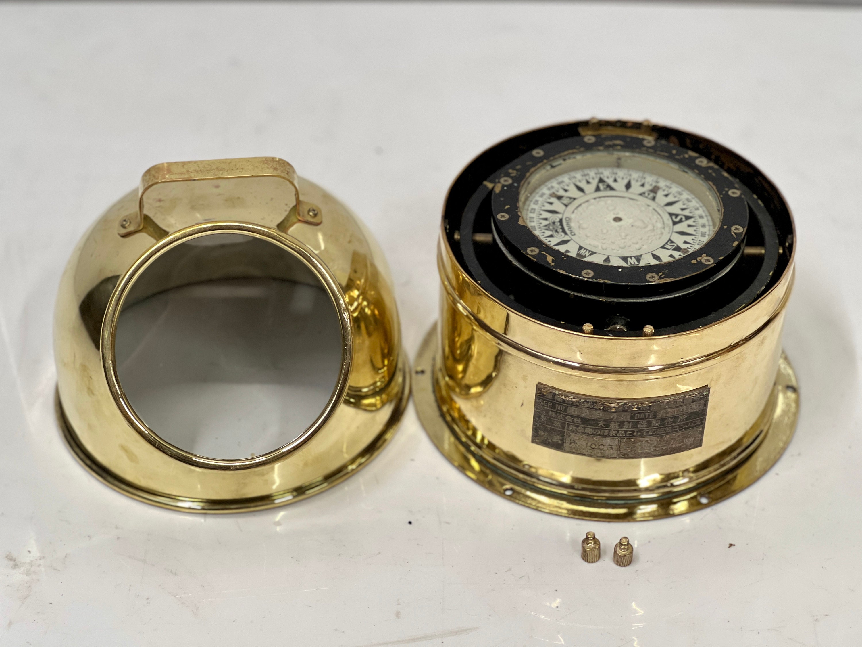 Vintage Style Home Interior Design Brass Metal Old DAIKO Japan Boat ...