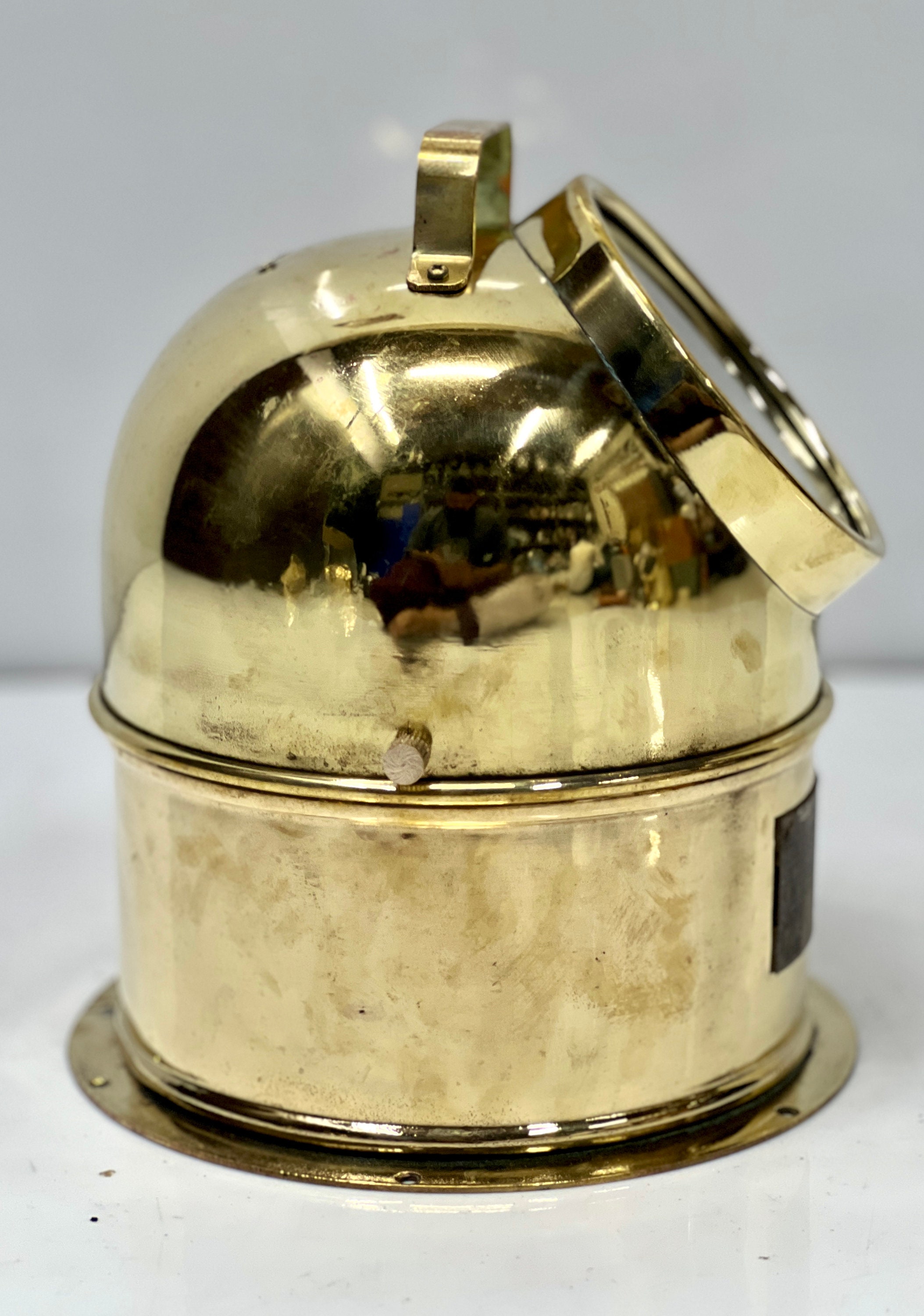 Vintage Style Home Interior Design Brass Metal Old DAIKO Japan Boat ...