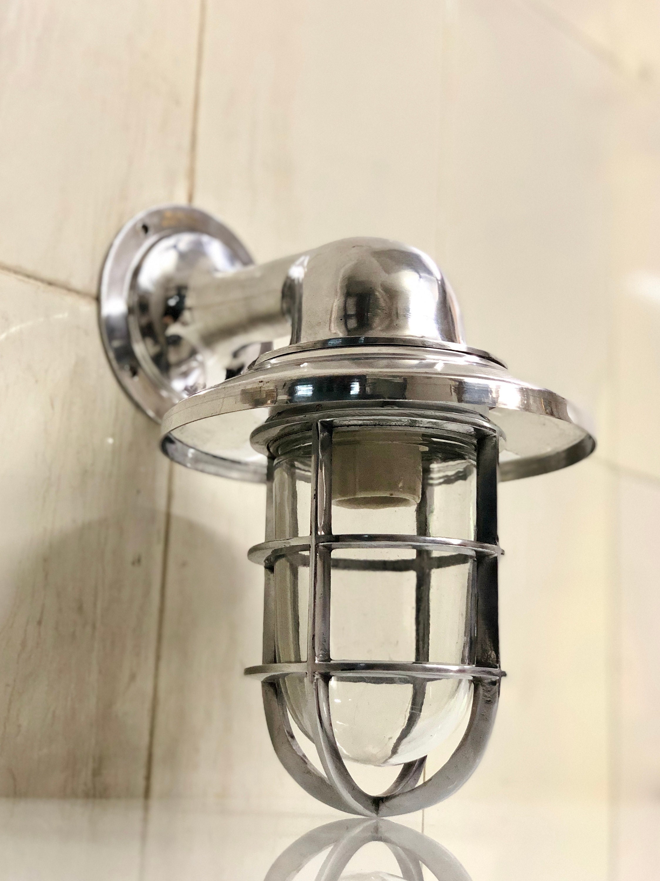 Nautical Marine Wall Art Décor Swan Ship Passageway Light With - Etsy