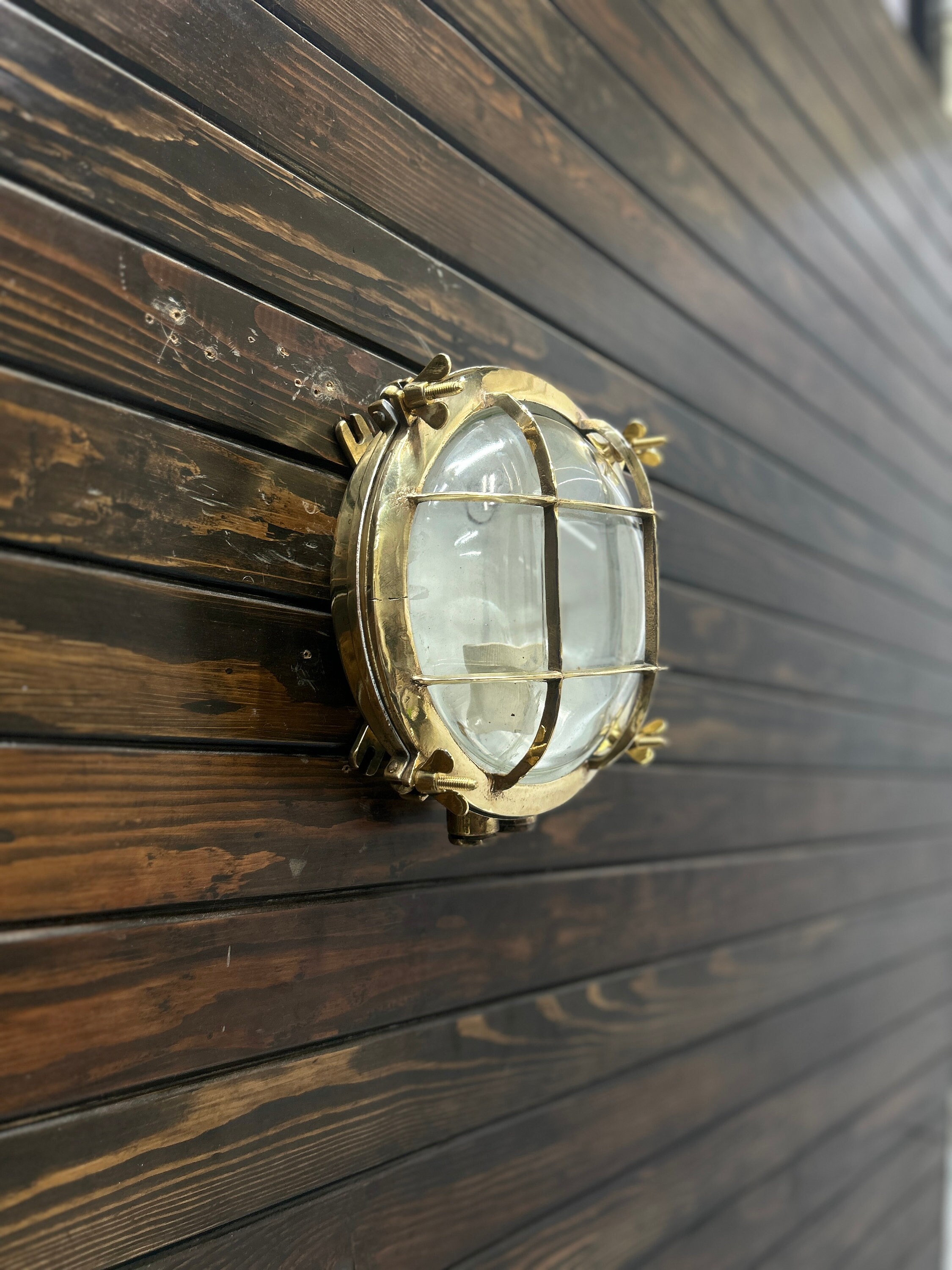 Original Ship Salvaged Nautical Reclaimed Brass Marine Old Antique ...