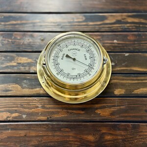 BARIGO Vintage Original Rain Change Fair Ship Industrial Antique Wall Barometer Instrument - Etsy