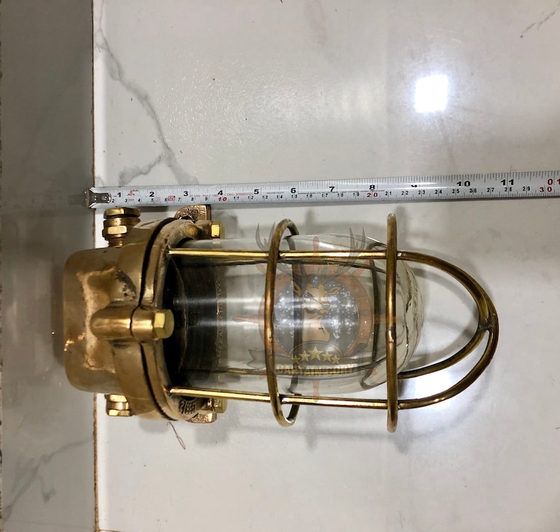 Reclaimed Original Old Brass Ship Antique Passage Sconce Wall - Etsy