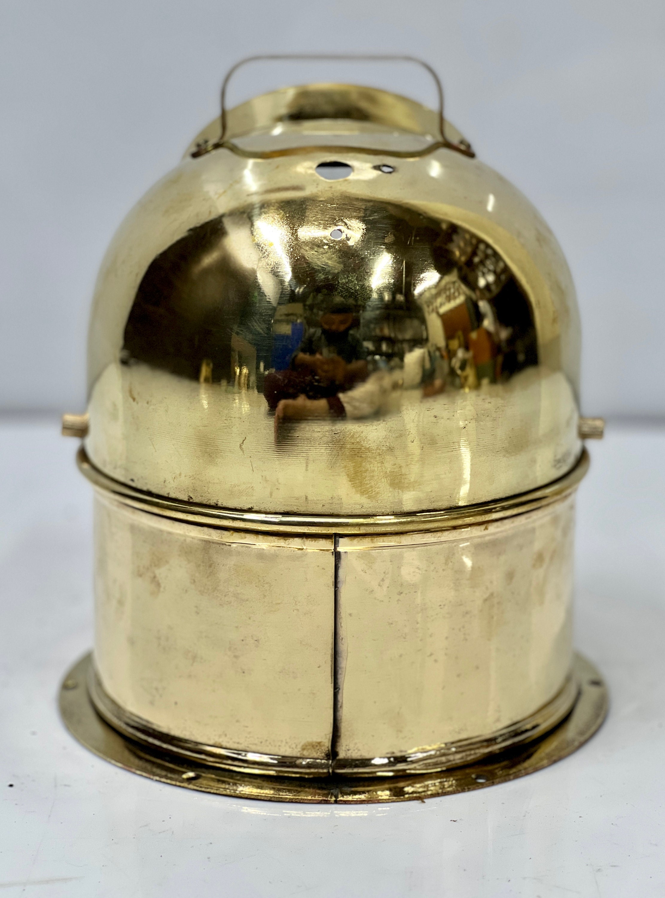 Vintage Style Home Interior Design Brass Metal Old DAIKO Japan Boat ...