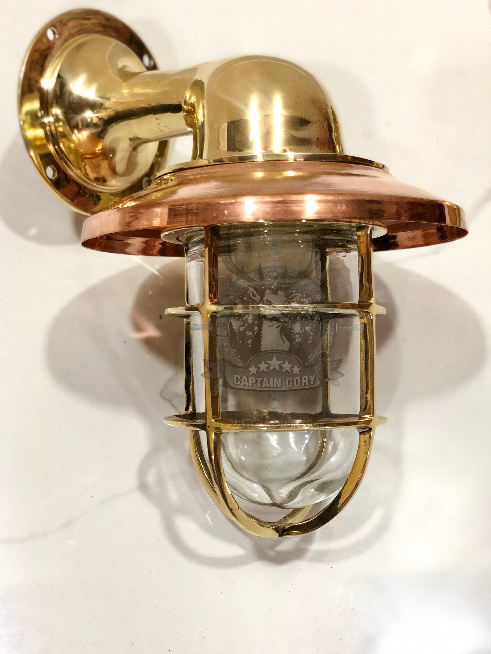 Nautical Arched New Bulkhead Brass Passageway Wall Swan Light - Etsy
