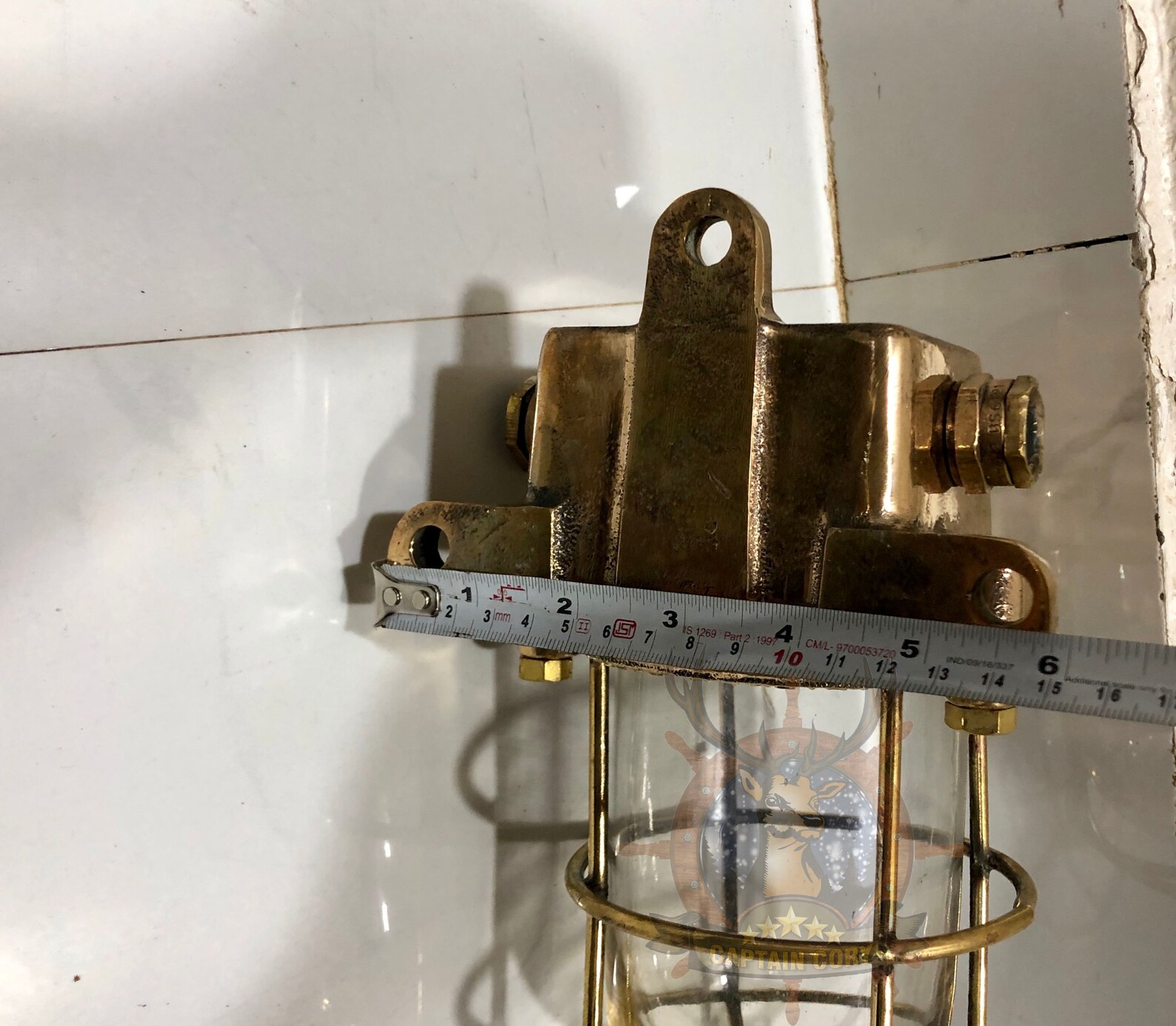 Reclaimed Original Old Brass Ship Antique Passage Sconce Wall - Etsy