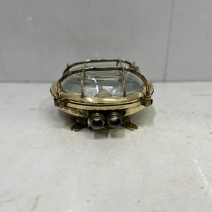 Original Ship Salvaged Nautical Reclaimed Brass Marine Old Antique ...