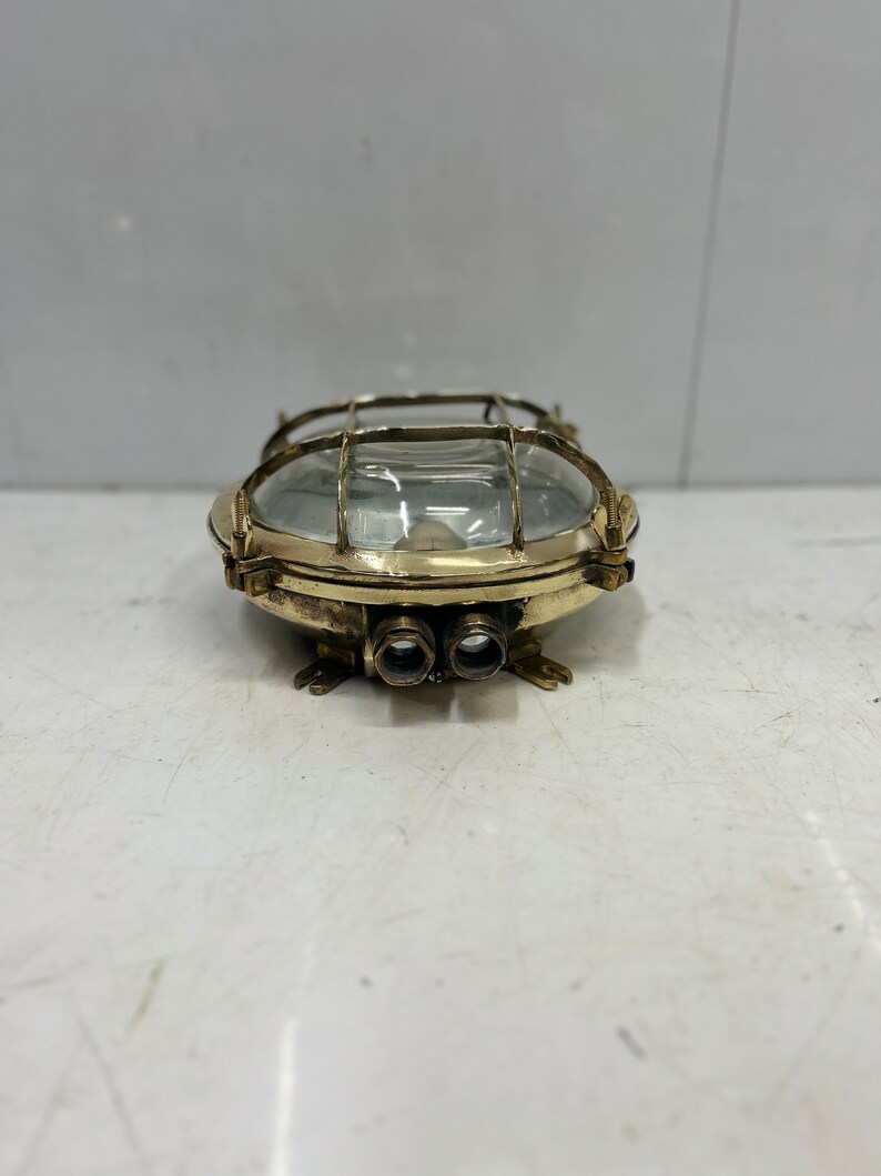 Original Ship Salvaged Nautical Reclaimed Brass Marine Old Antique ...