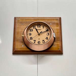 Old Refurbish Antique Quartz Retro/vintage Style Seiko Copper Coating ...