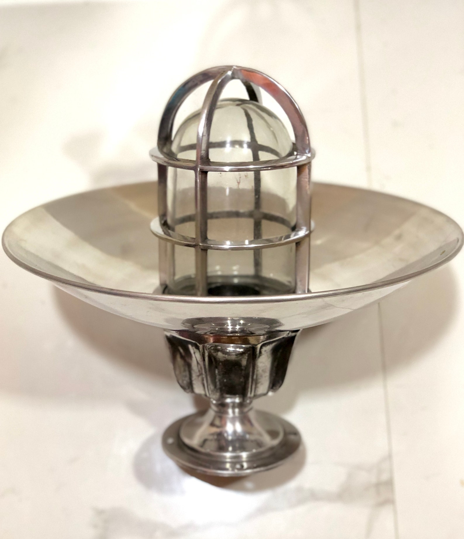 Nautical Antique Marine Ship Aluminum Passageway Bulkhead Ceiling Light ...