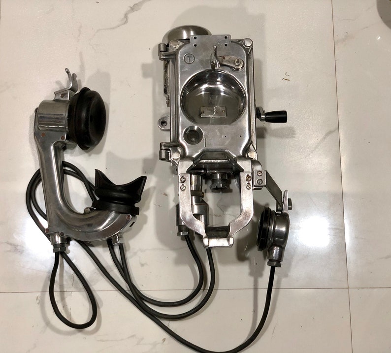 Old Victorian Salvage Wall Mount Aluminum Polish Ship Sound Powered ...