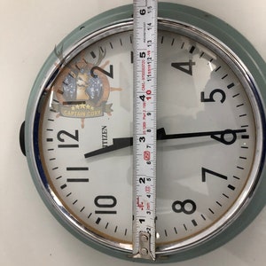 Original Old Antique Nautical Marine Ship Greenish Blue Citizen Wall ...