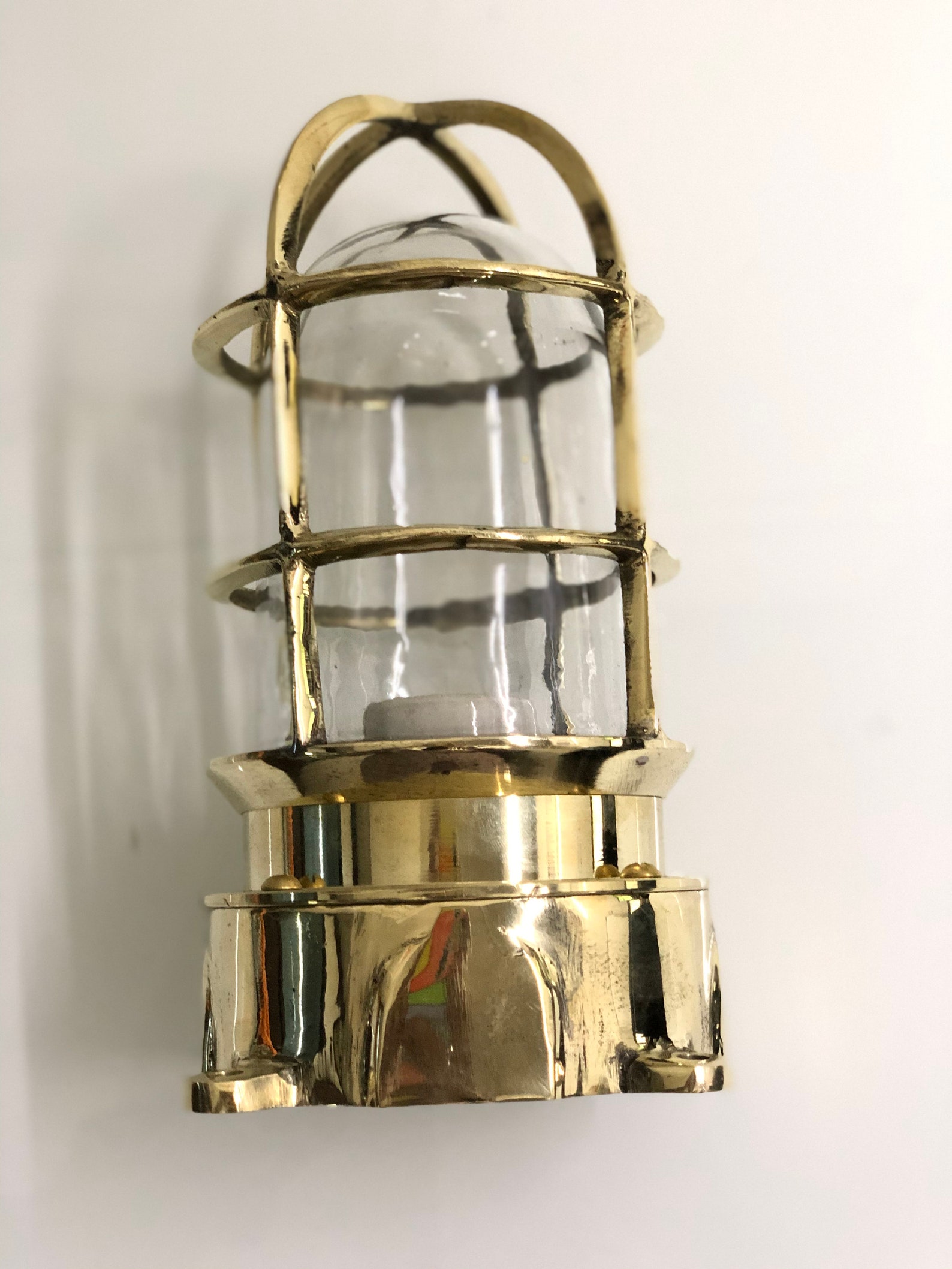 New Nautical Marine Solid Brass Ship Mount Bulkhead Passageway Light ...