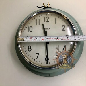 Original Old Antique Nautical Marine Ship Greenish Blue Citizen Wall ...