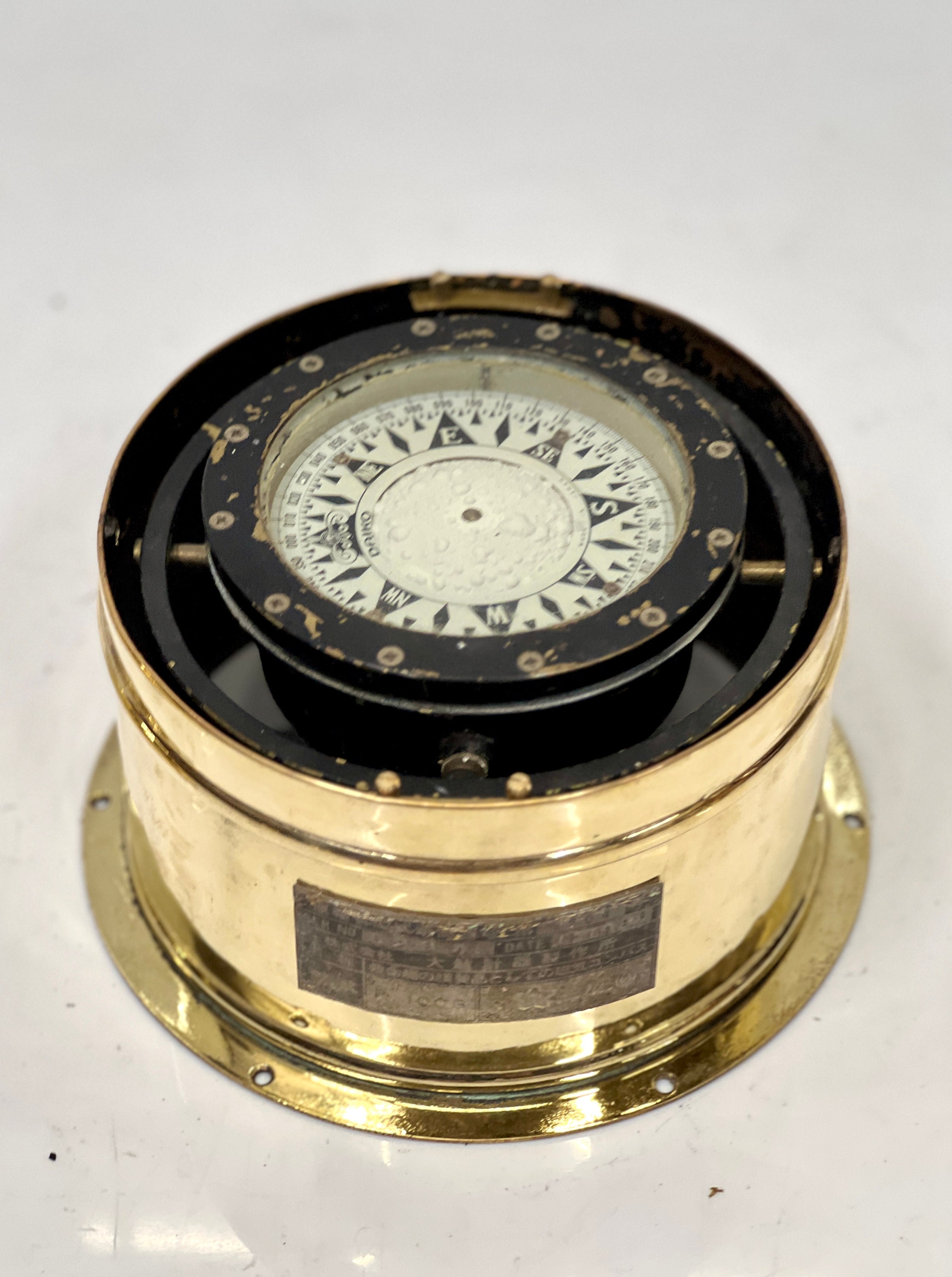 Vintage Style Home Interior Design Brass Metal Old DAIKO Japan Boat ...