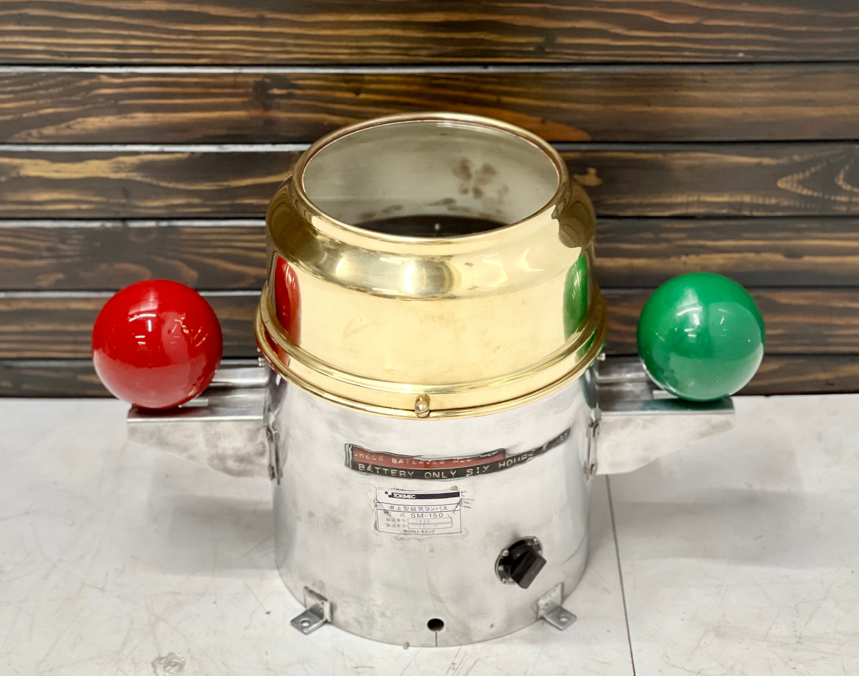 Tokimec Desktop Antique Refurbish Magnetic Binnacle Compass - Etsy