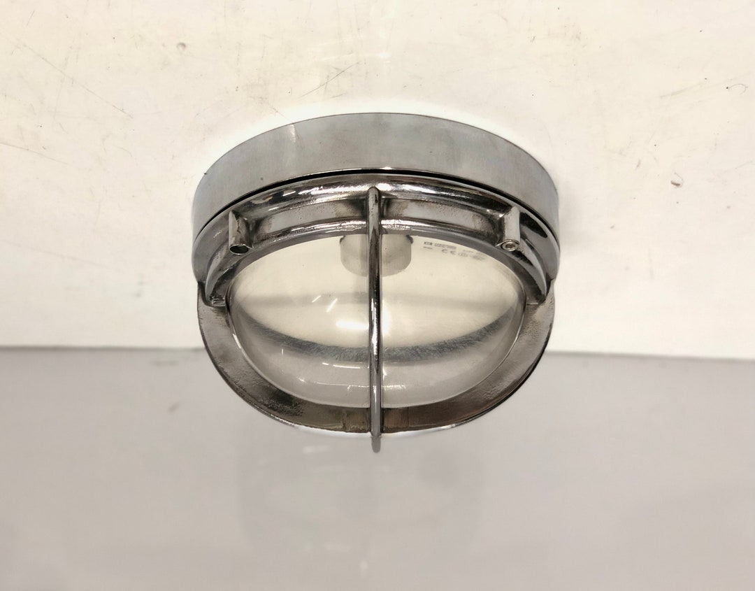 Authentic Original Nautical Dome Shaped Reclaimed Vintage Old Aluminum ...