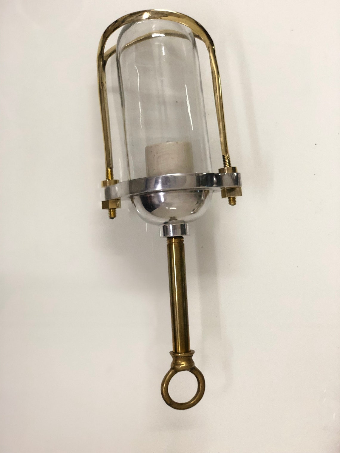 Nautical Marine Solid Aluminium Hanging Ship Light With Brass - Etsy