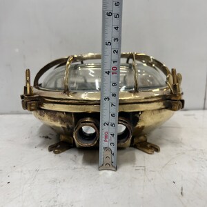 Original Ship Salvaged Nautical Reclaimed Brass Marine Old Antique ...