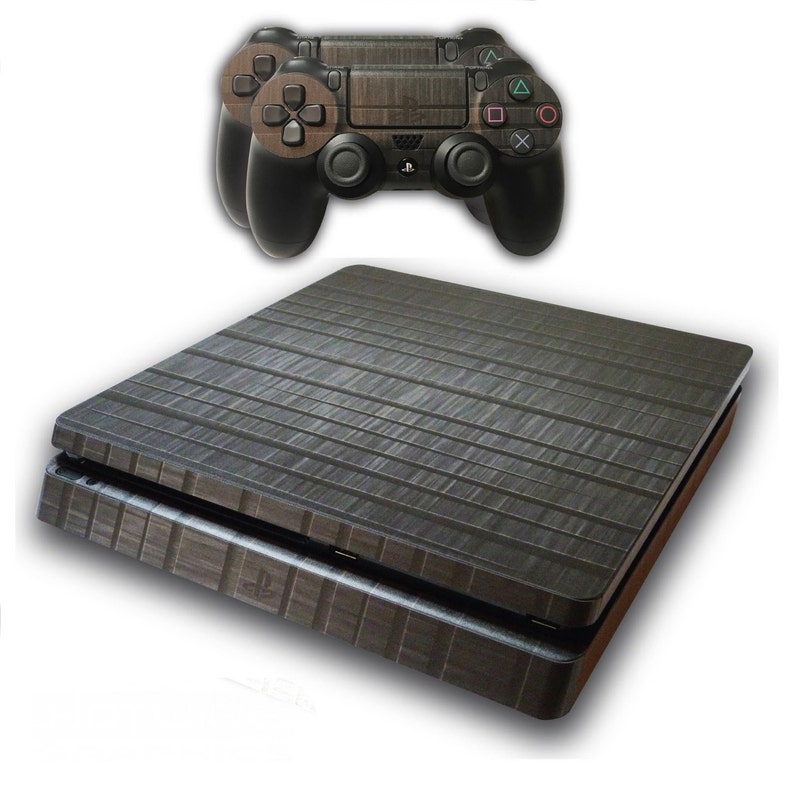 PS4 Slim Skin Exclusive DEEP BLACK VOID Skin With 2 Controller - Etsy