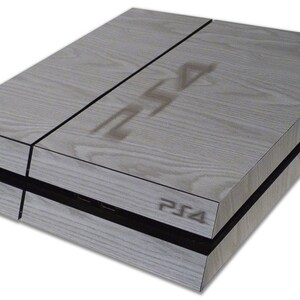 PS4 Skin EXCLUSIVE Grey Wood Grain Burnished Stamp Skin With 2 - Etsy