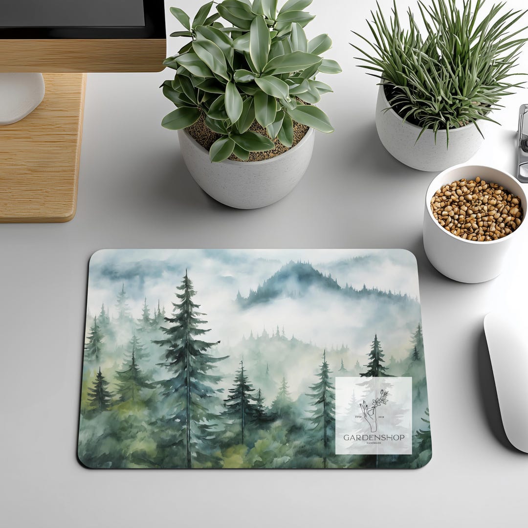 Smoky Mountains Mouse Pad | Office Accessories | Nature Desk Decor ...