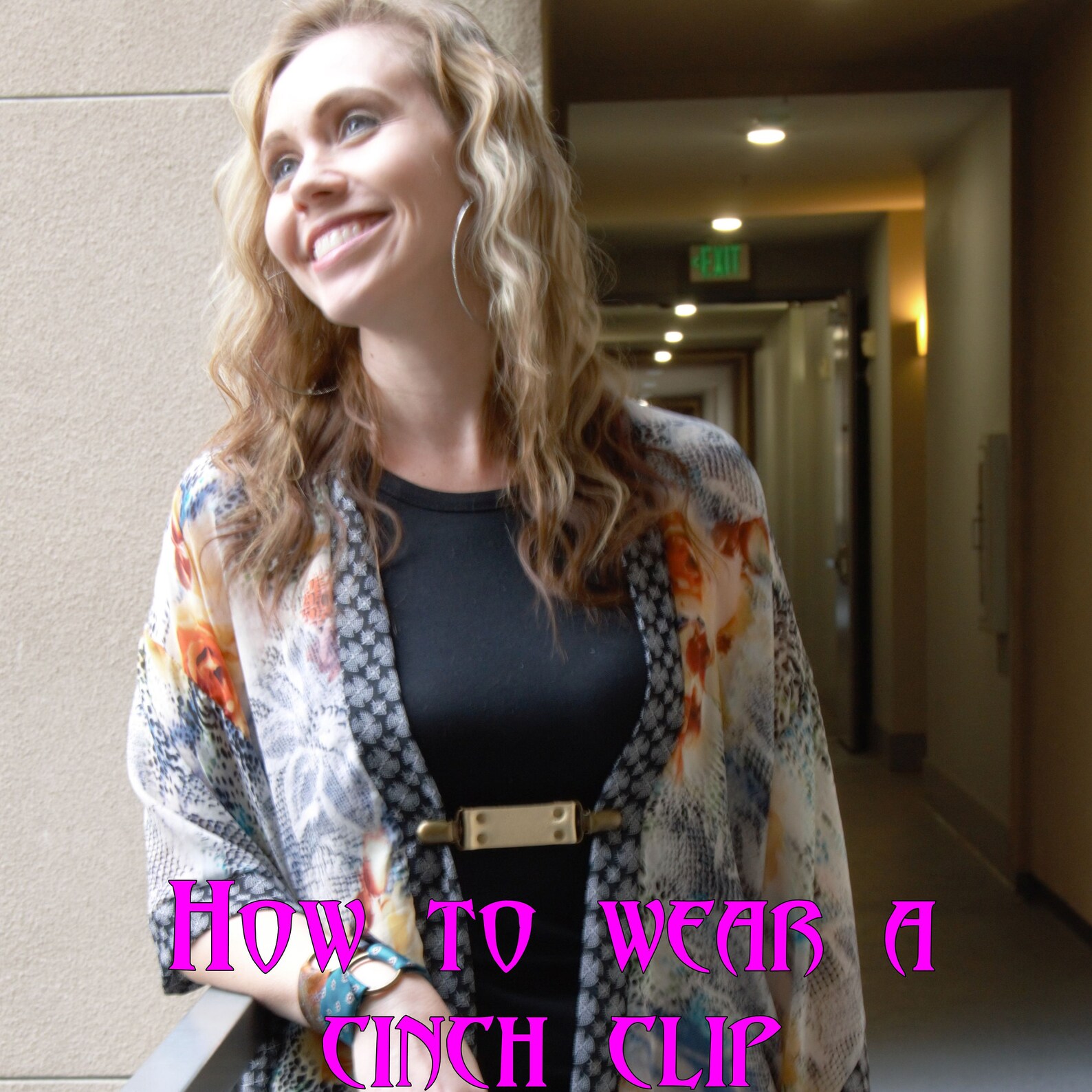 Black Leather Cinch Clip With Bronze Tone Clips & O-ring. - Etsy