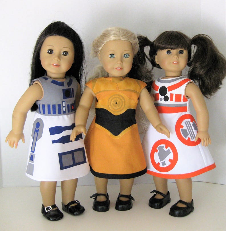 Star Wars C3PO Droid Cos-play Costume for 18 American - Etsy