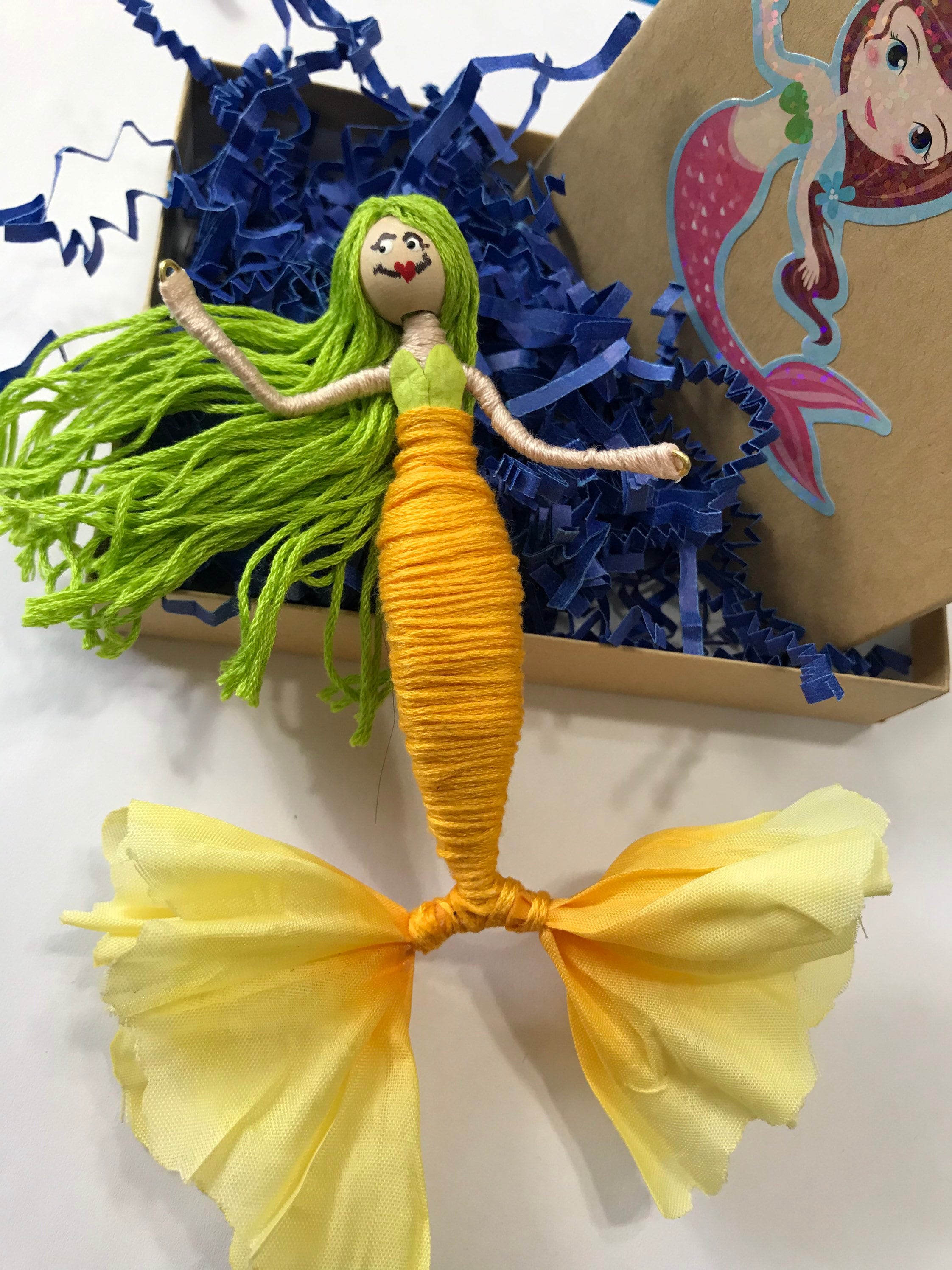 DIY Mermaid Doll Kits Kids Craft Party Activity Mermaid - Etsy