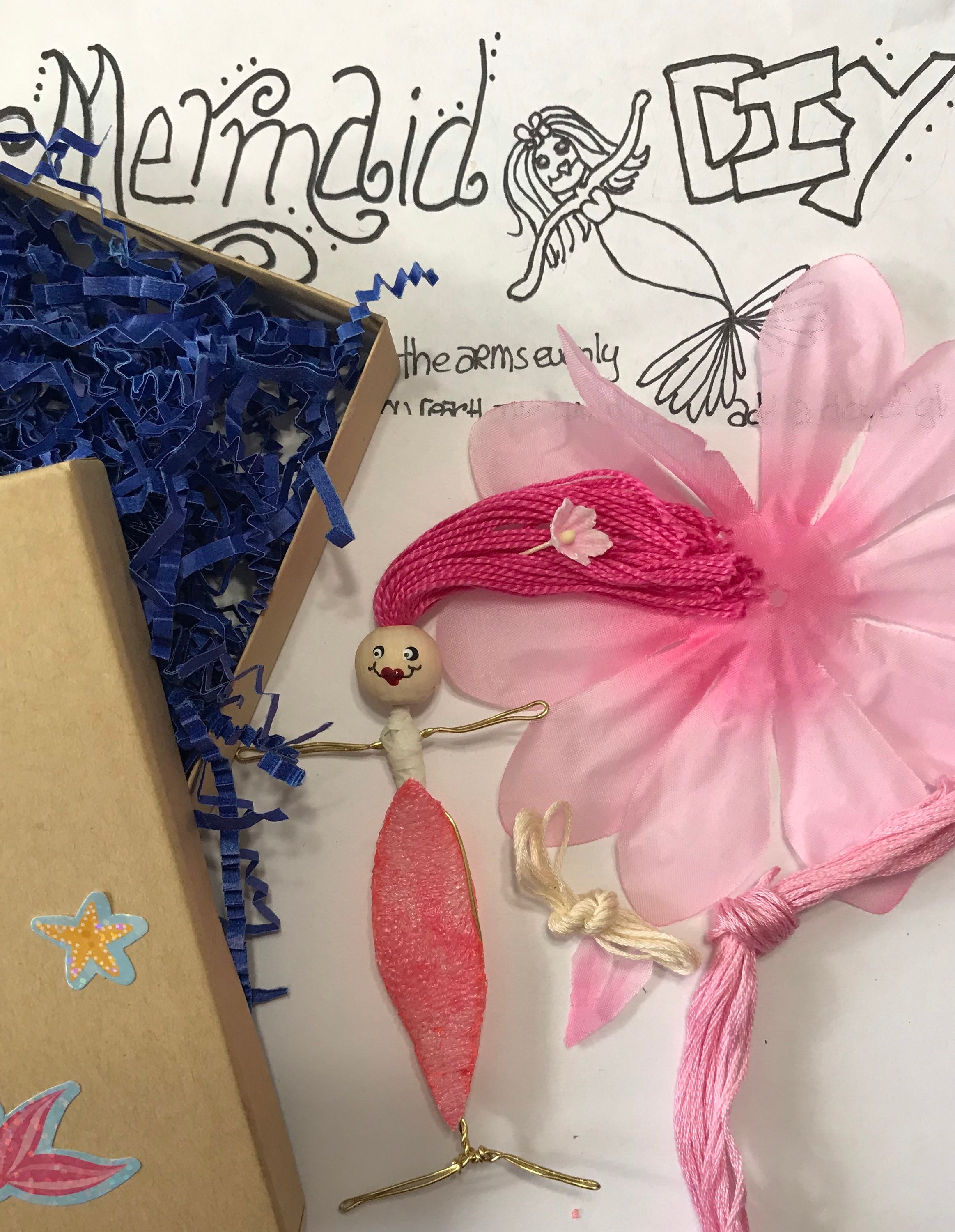 DIY Mermaid Doll Kits Kids Craft Party Activity Mermaid - Etsy