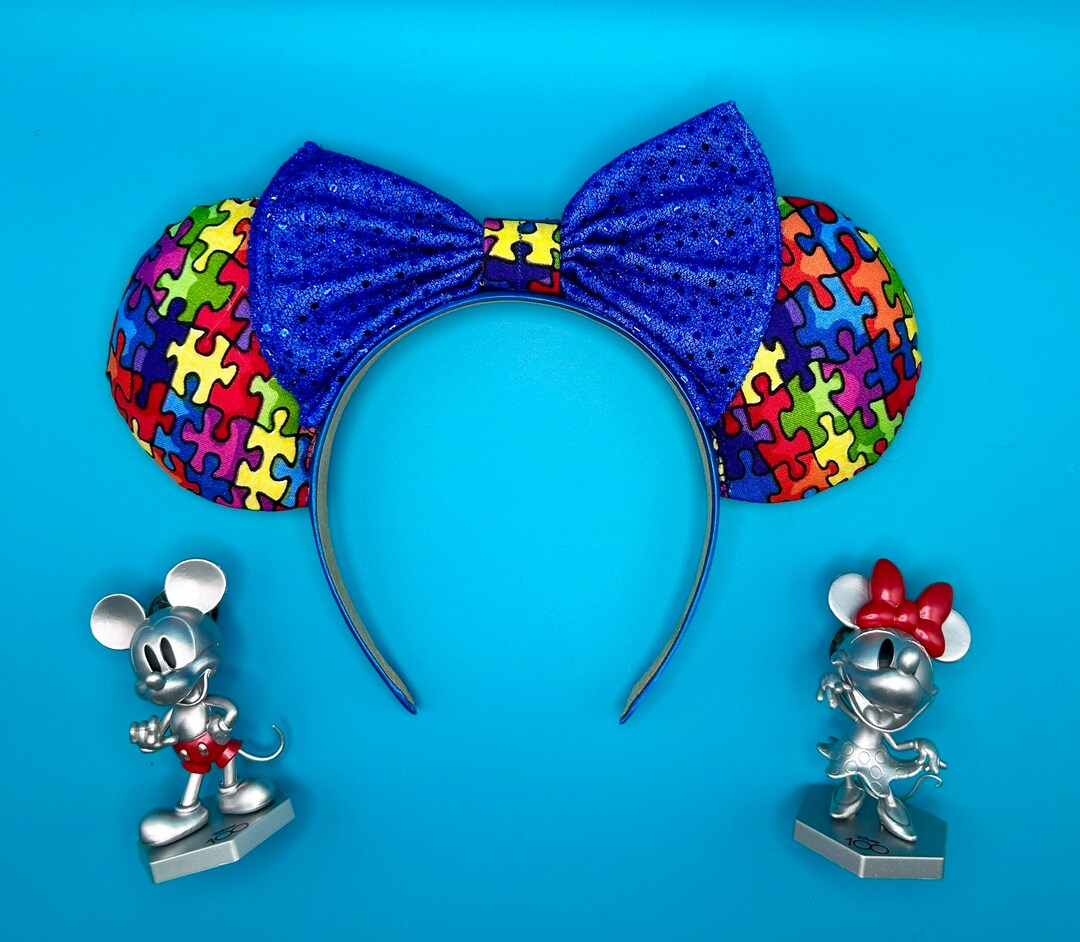 Autism Awareness Mickey Mouse Ears, Disney Ears, Park Ears, Autism ...