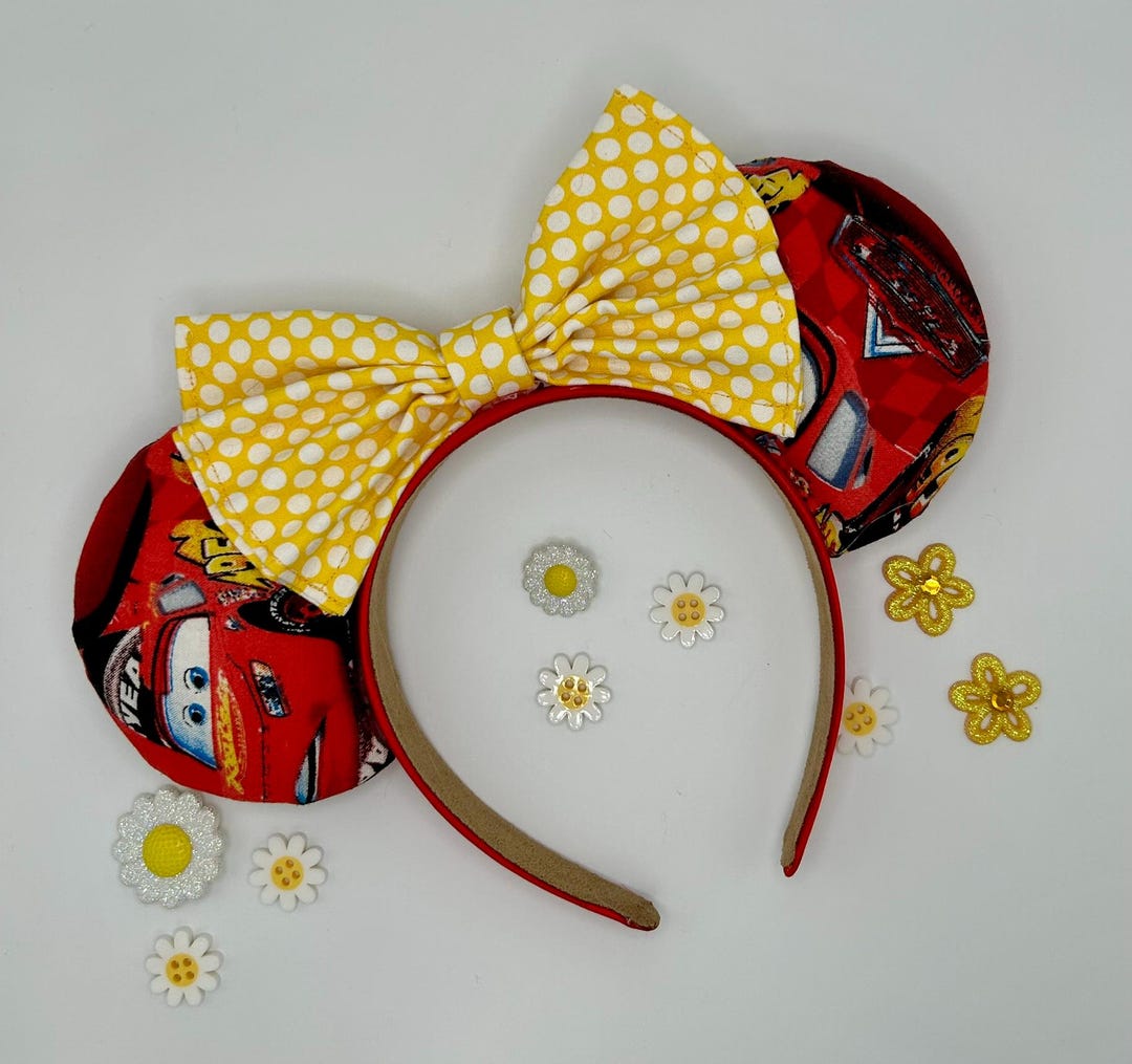Lightning Mcqueen Ears, Cars Ears, Mickey Mouse Ears, Disney Ears, Park ...