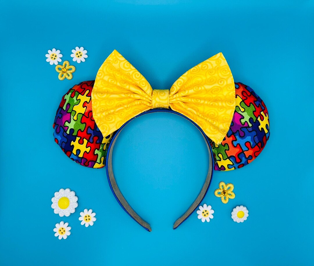 Autism Awareness Mickey Mouse Ears, Disney Ears, Park Ears, Autism ...
