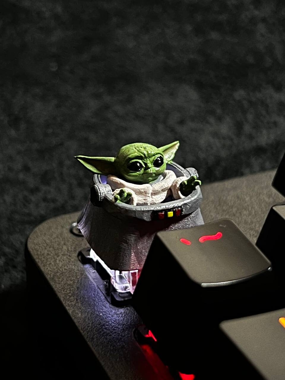 Grogu and the Mandalorian. 2 Caps in One Lot 32 Dollars - Etsy Australia