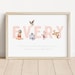 Set of 3 Winnie the Pooh Personalised Name Print Winnie the - Etsy