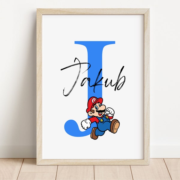 Mario Name - Etsy
