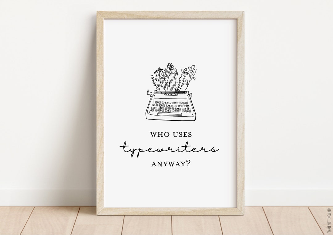 Taylor Swift Prints Typewriters Anyway TTPD Prints Florida Prints TS ...