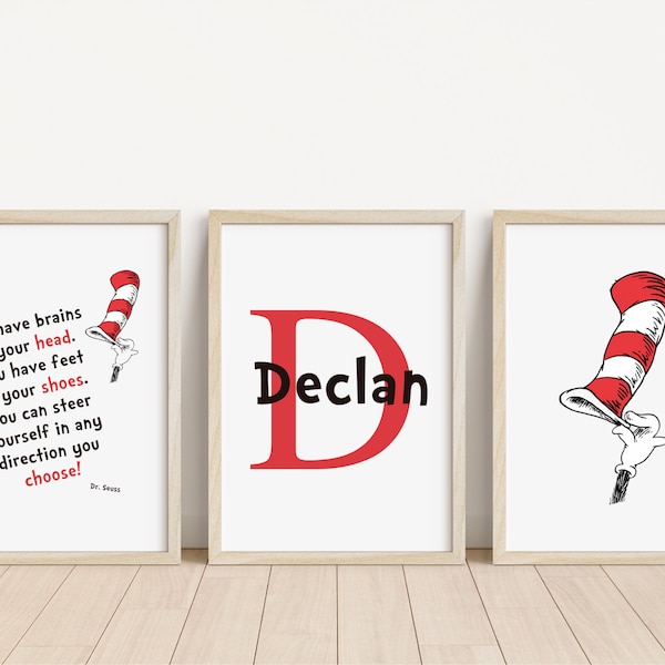 Dr Seuss Wall Art - Etsy