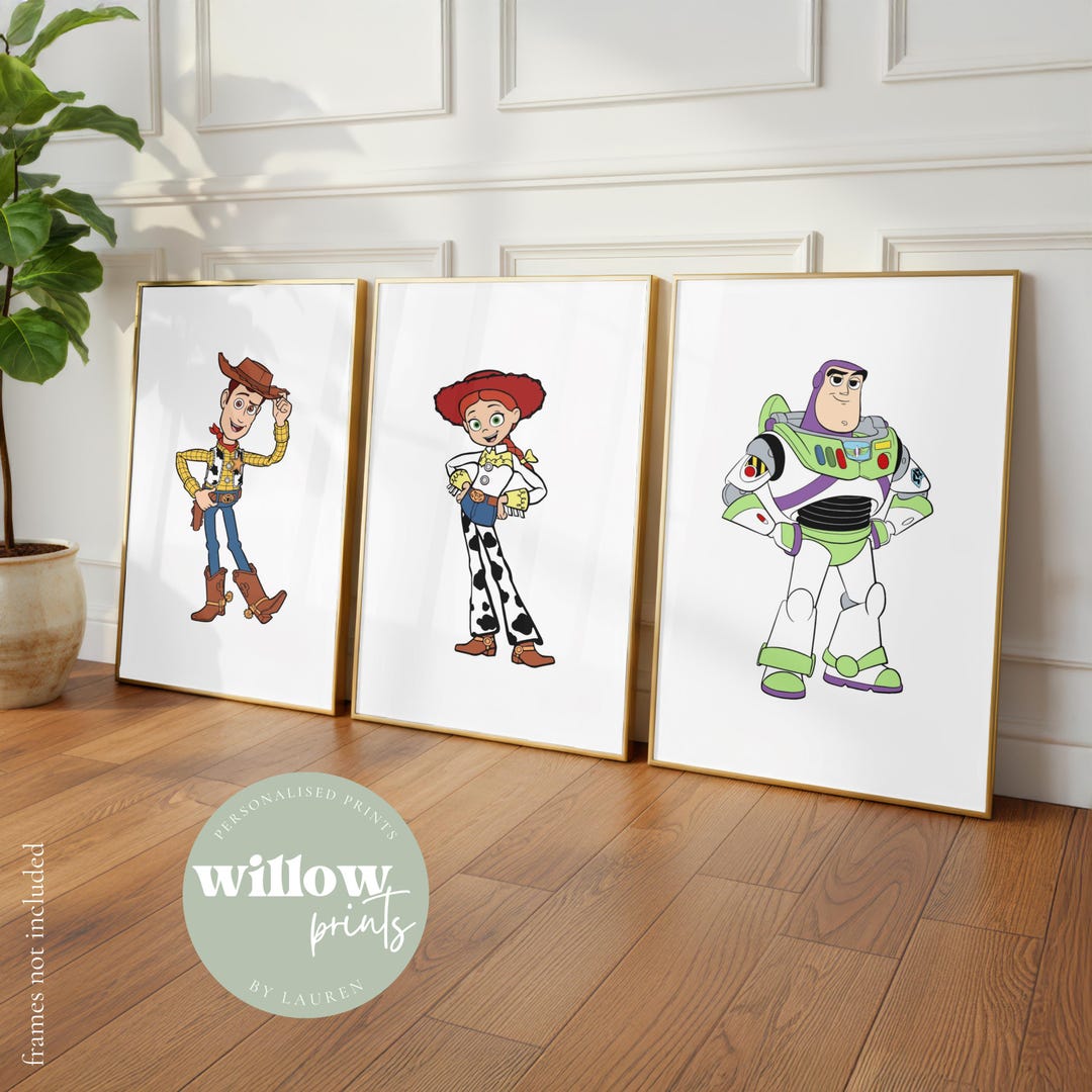 Toy Story Inspired Prints | Toy Story Room | Toy Story Personalised ...