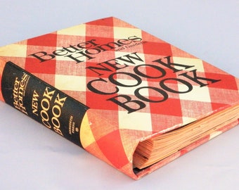 Red plaid cookbook | Etsy