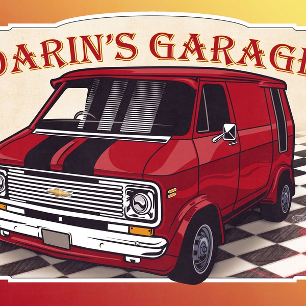 Chevy Van - Etsy
