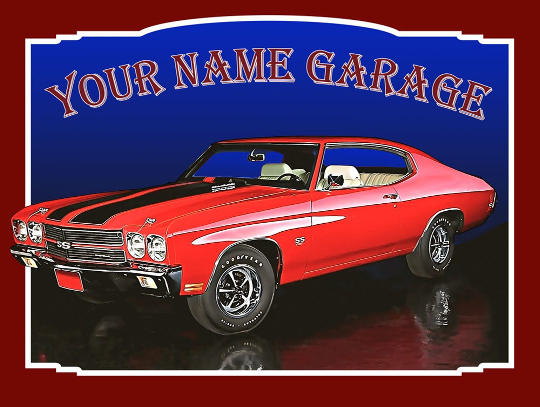 9 X 12 Inch 1970 Chevelle SS Metal Poster - Etsy