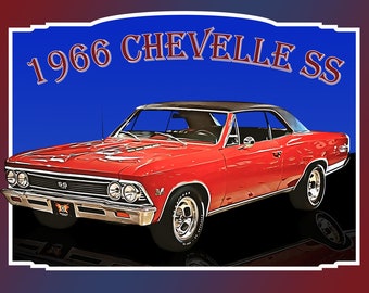 Chevy Chevelle SS Warning Sign, Seat Belts and Ear Protection ...