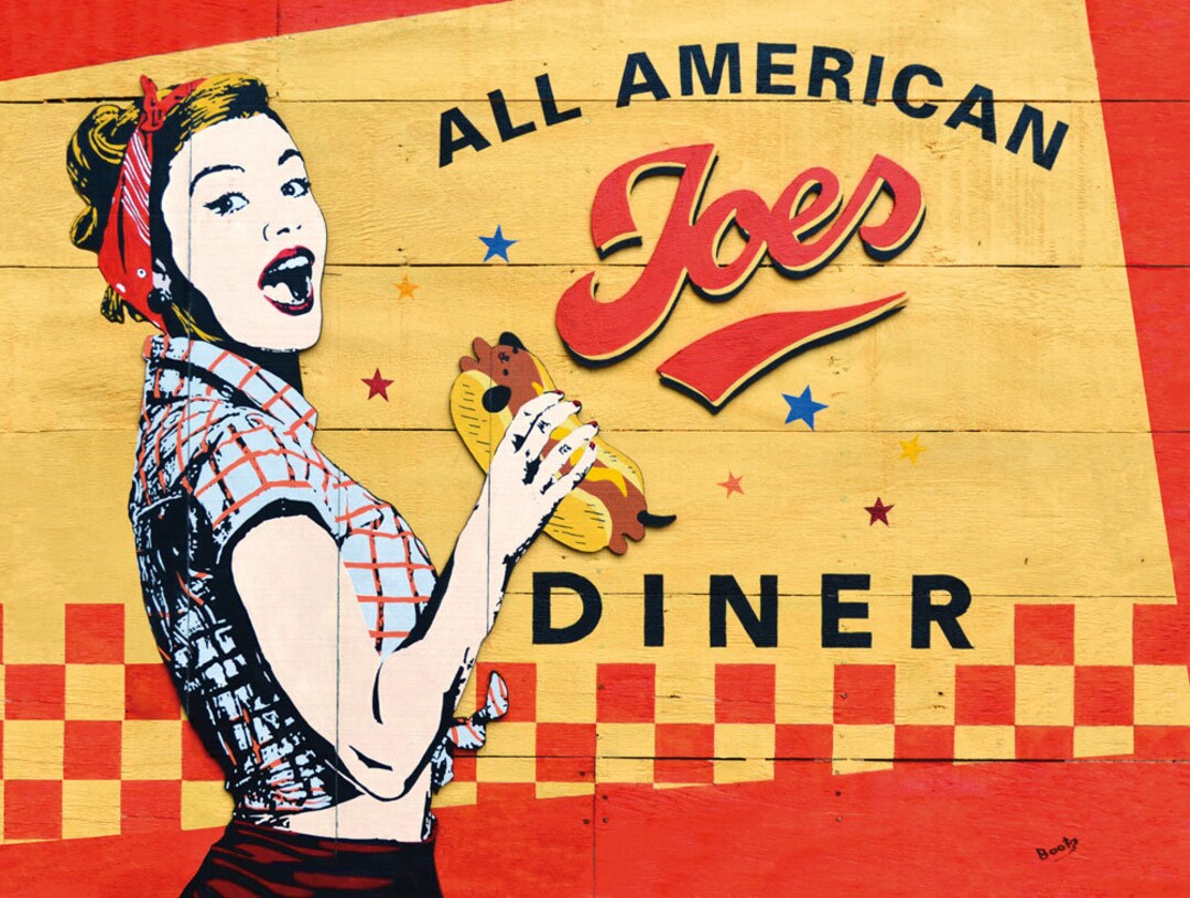 All American Joe's Metal Sign - Etsy