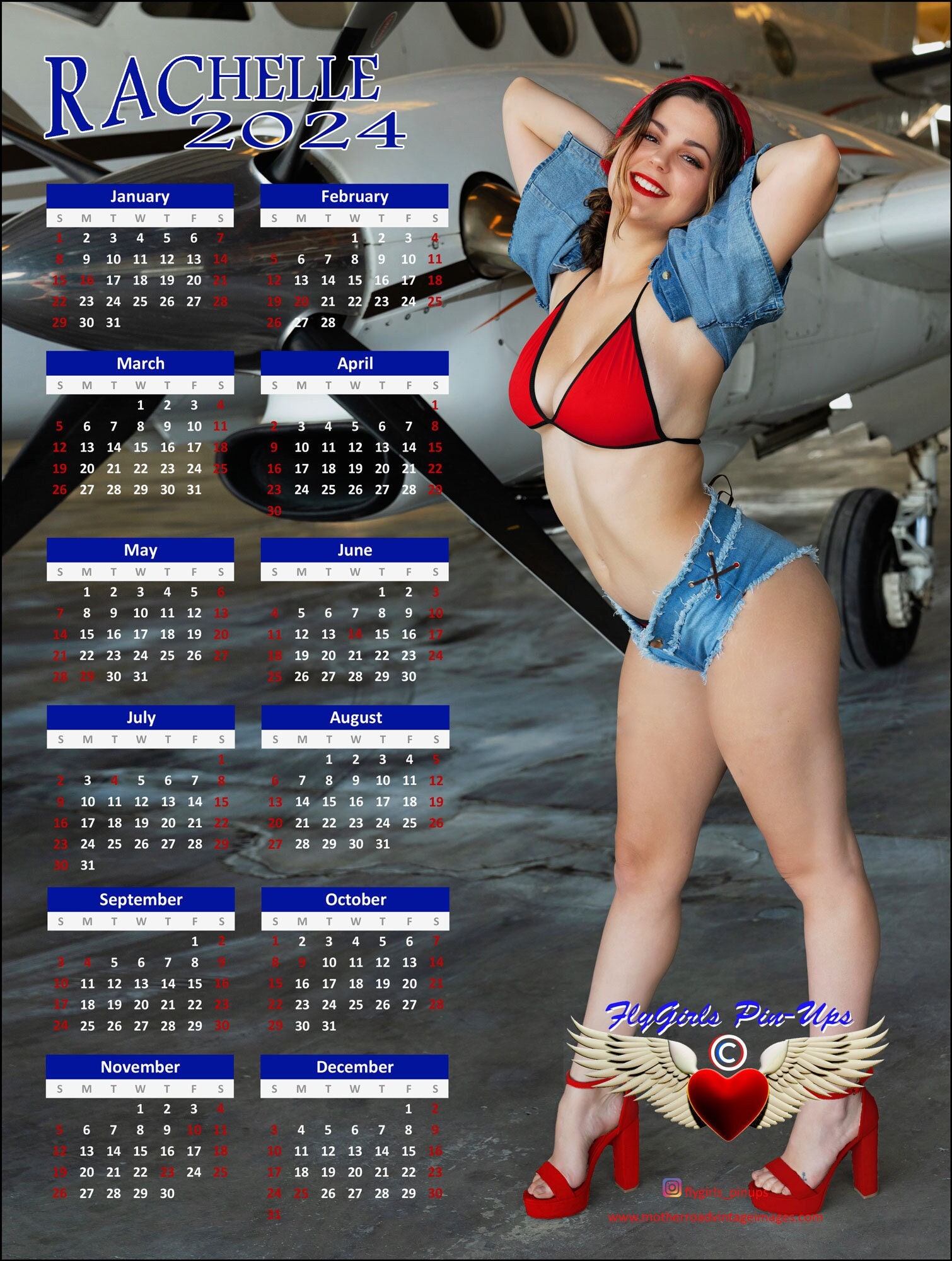 Fly Girls Pin Ups Rachelle Denim Cutoffs 2024 Metal Calendar - Etsy Fly Girls Pin Ups Rachelle Denim Cutoffs 2024 Metal Calendar - Etsy