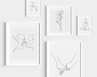 One Line Drawing - Etsy