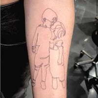 Fine Line, Hand Drawn Digital Tattoo Flash Art, Dainty, Small the ...