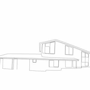 Custom Outline House & Building Simple Line Art, House Sketch, Handmade ...